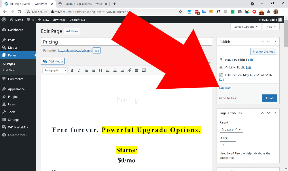 How To Copy A Page In WordPress Hi Tech Weirdo How To Copy A Page In WordPress Hi Tech Weirdo